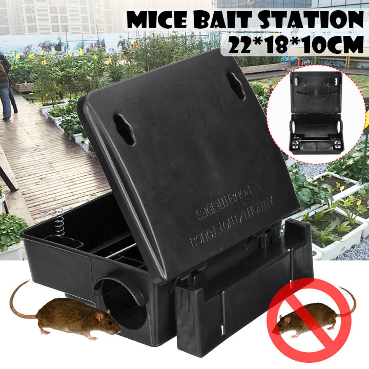 Rat Mice Mouse Rodent Poison Boxes Pest Control Bait Station Box Trap Key Home | Lazada