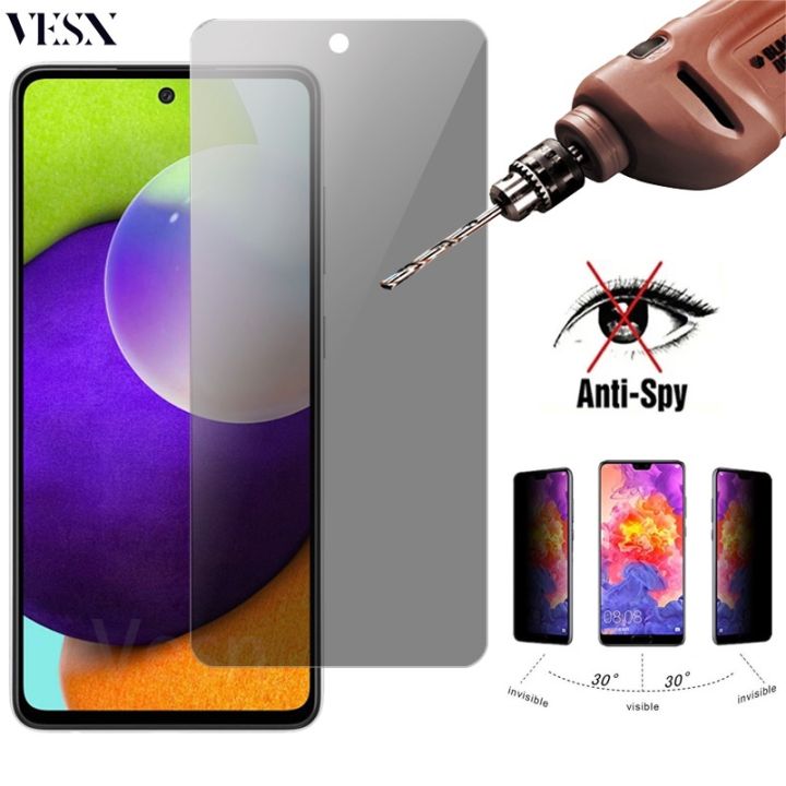 Kính cường lực chống nhìn trộm Cho Samsung ss Galaxy A02 A02s A12 A22 A32 A42 A52 A52s A72 A01 ...