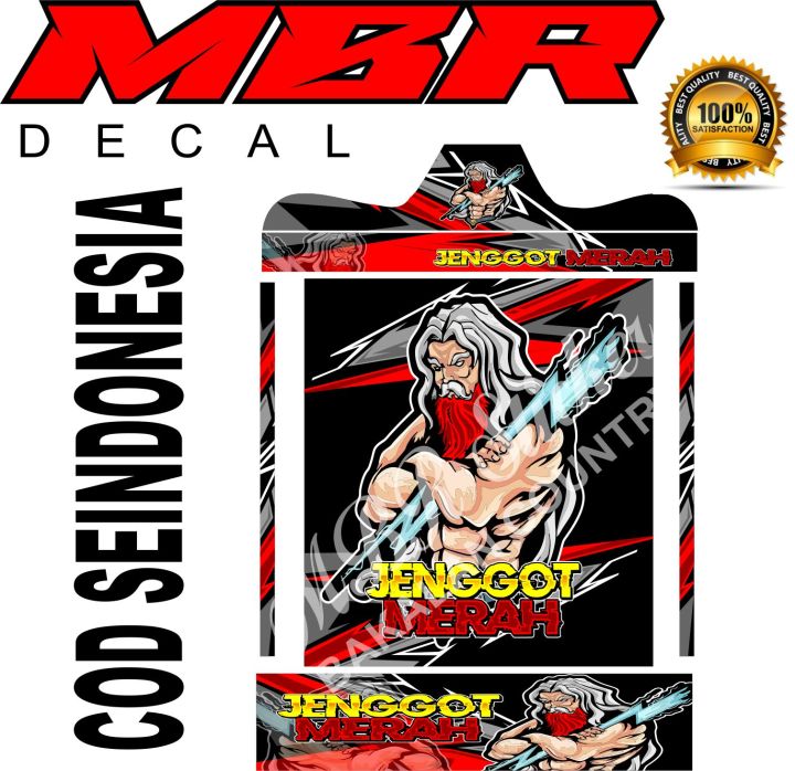 STIKER DECAL SANGKAR KAKEK MERAH | Lazada Indonesia