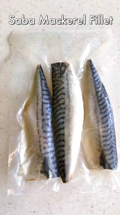 Norway Saba Mackeral Fish Fillet 3nos (±500gm/pkt) / 挪威鲭鱼片无骨 Frozen ...