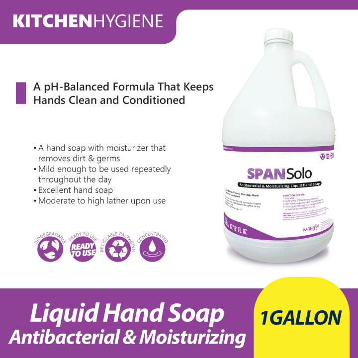 Span Solo Hand Soap with Mild Lemon Scent 1 Gallon | Lazada PH