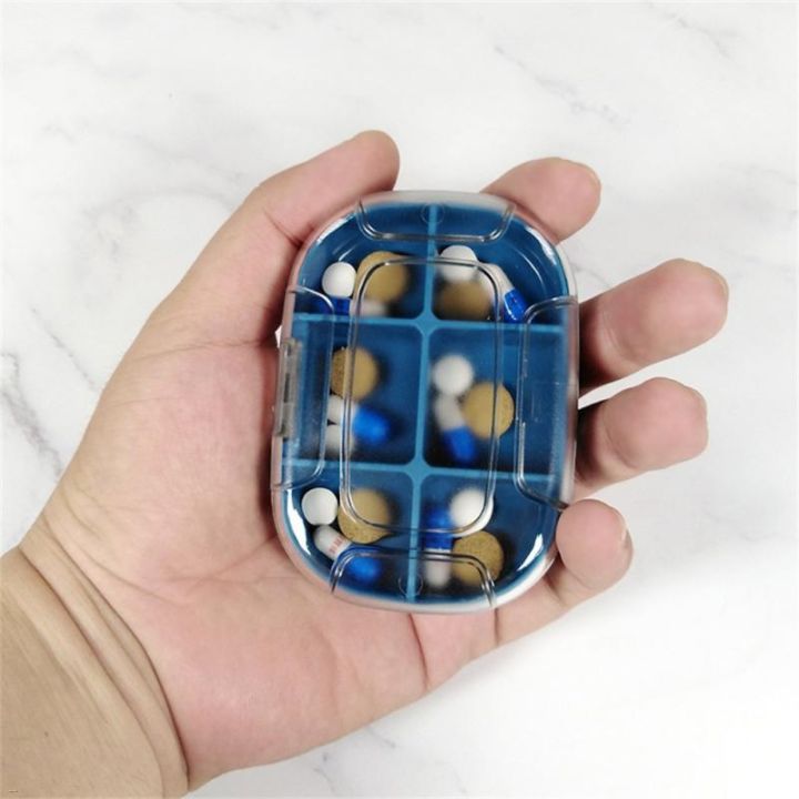Portable Portable Pill Box External Safety Lock Internal Detachable ...