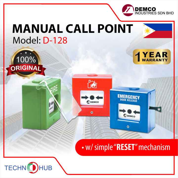 Demco D-128 Resettable Manual Call Point | Lazada PH