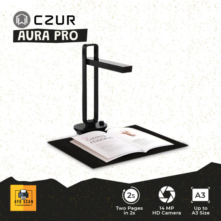 Scanner Document Camera Czur Aura Pro A3 - 14 Megapixel - A4/Legal/A3 ...