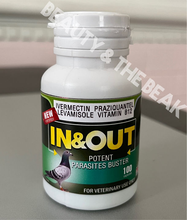 Tri M In & Out 100 caps Eliminates External & Internal Parasites for ...