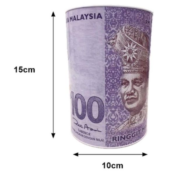 Tabung Duit Syiling Mata wang Malaysia Tabung Duit Gambar Duit Kertas Ringgit Malaysia Tabung ...
