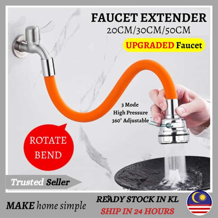 ***UPGRADED*** Flexible Hose Silicone Tube Kitchen Faucet Universal ...
