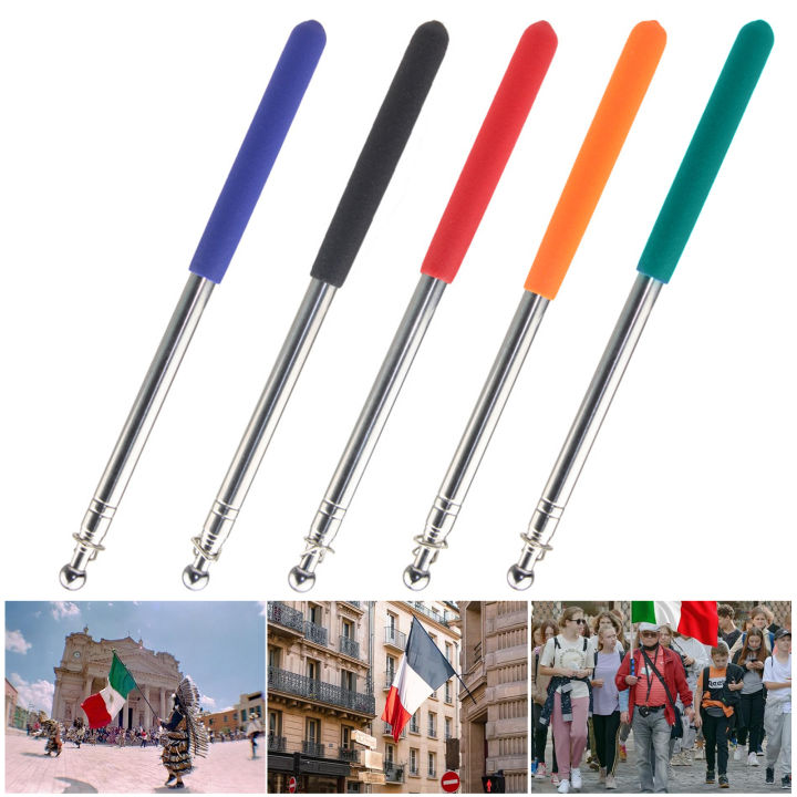 Stainless Steel Flagpole Retractable Flagpole Extendable Stainless ...