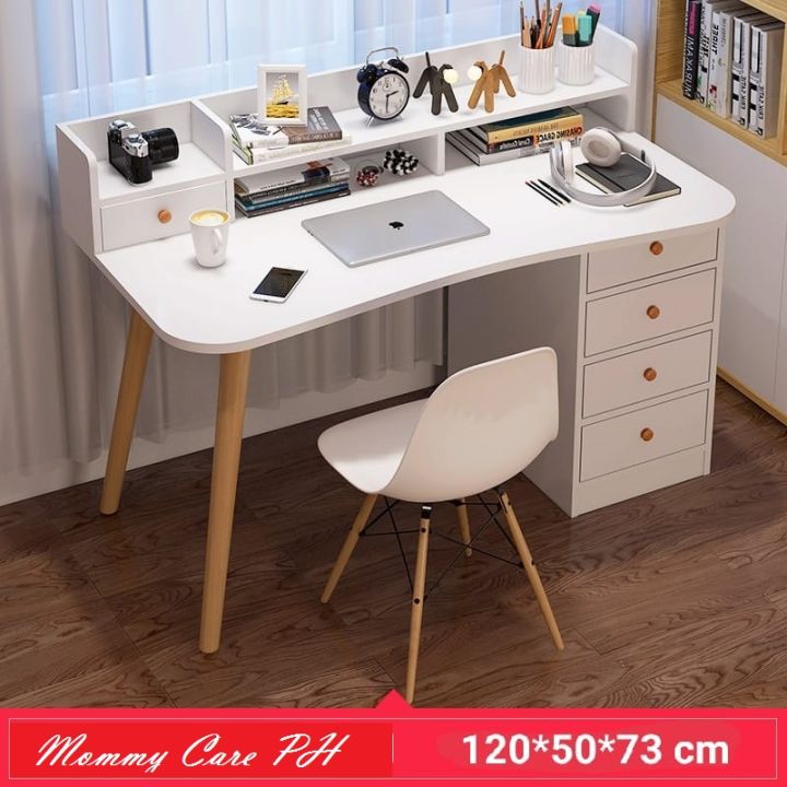 Nordic Scandinavian Computer Work Study Table Desk Office Table Wood ...