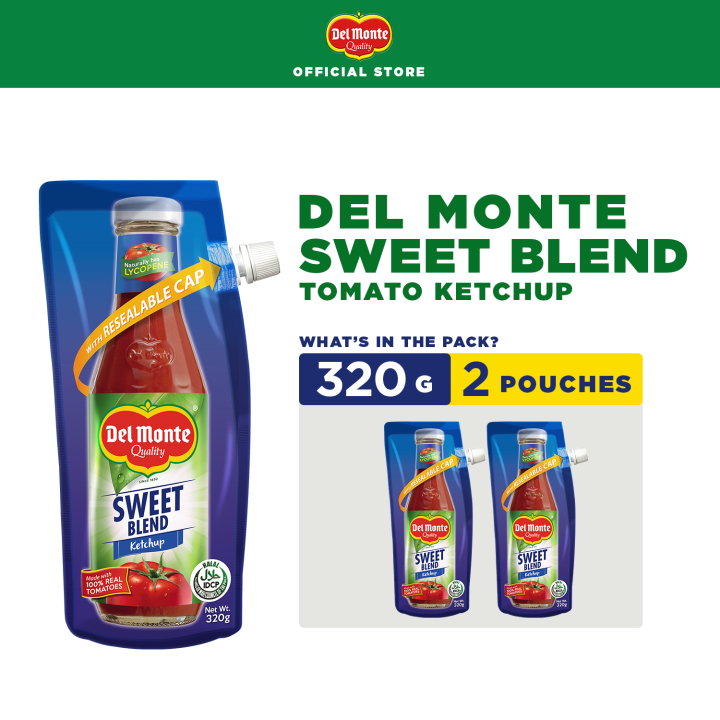 DEL MONTE Sweet Blend Ketchup with High-quality Tomatoes and No ...