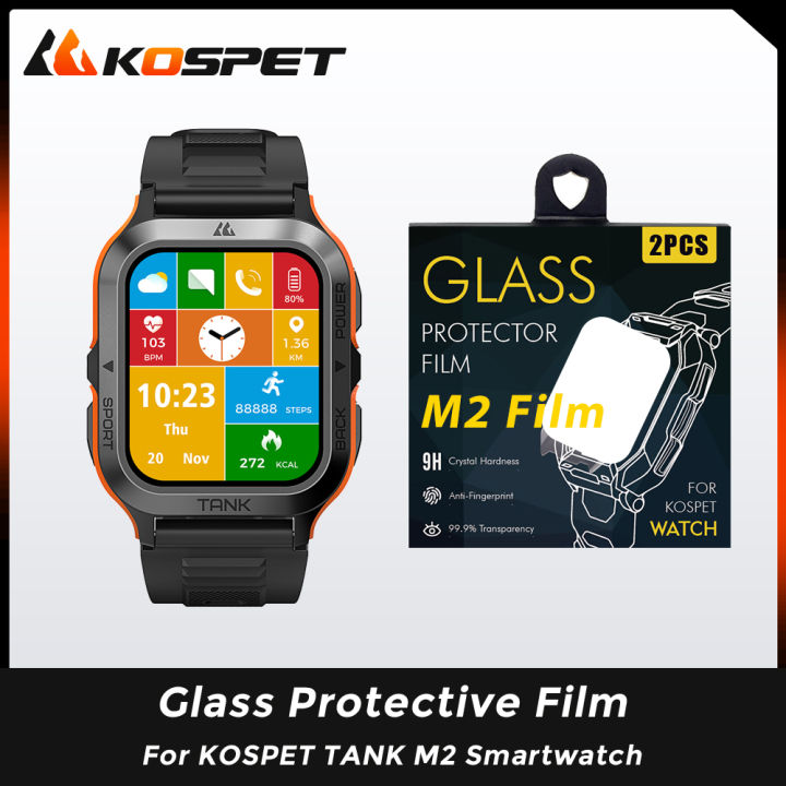 Original Tempered Glass Film for KOSPET TANK M2 Smartwatch Glass ...
