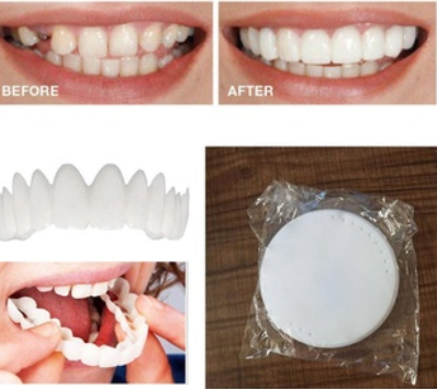 TEETH VEENERS FOR SNAP ON SMILE UPPER AND LOWER DENTISRY ONE SIZE FITS ...