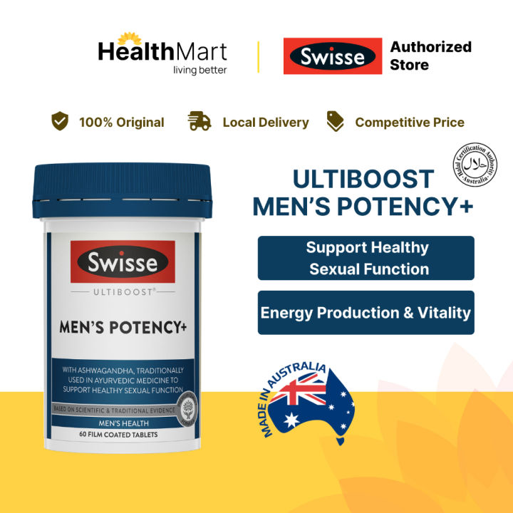 [SG] Swisse Ultiboost Men’s Potency+, 60 Tables (Halal Certification ...