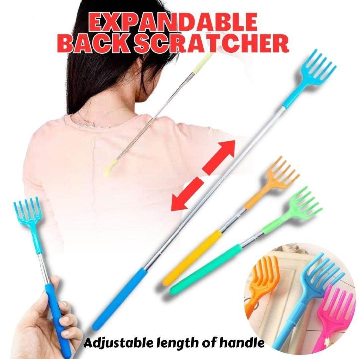 Expandable Stainless steel back scratcher massage portable pocket ...