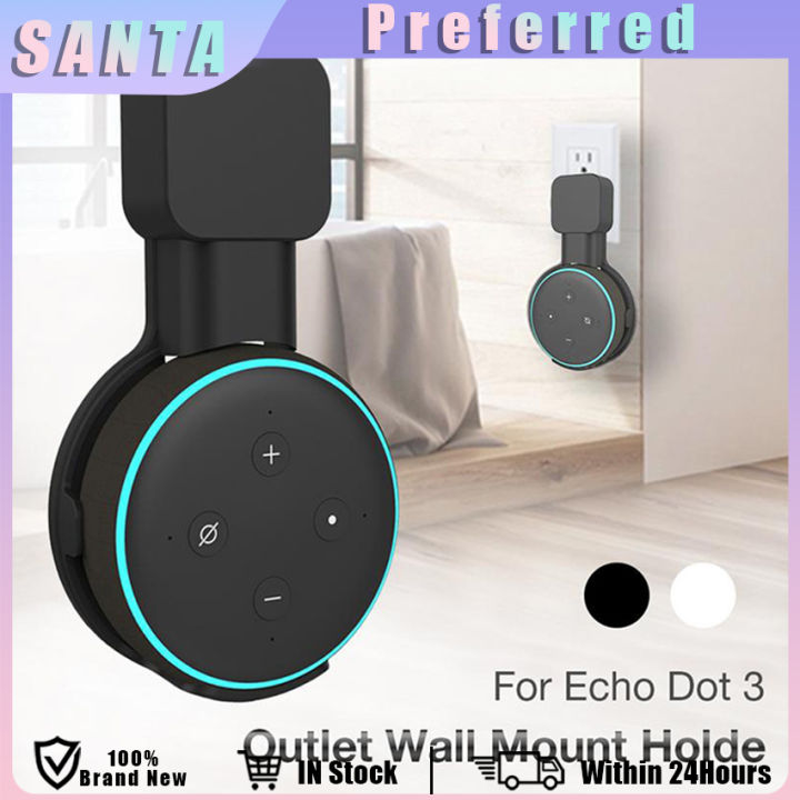 Wall-mounted Hanger Space Saving Bracket For Amazon Echo Dot 3rd Gen ...