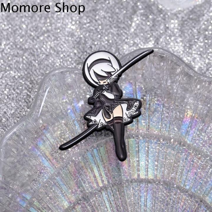 MOMORE 2B NieR Automata NieR Automata Enamel Pin Japanese Games ...