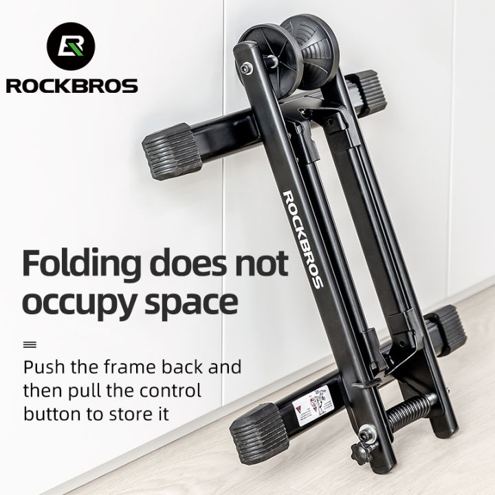 【Local Delivery】ROCKBROS Foldable Bike Stand Carbon Steel MTB Parking ...