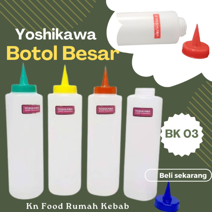 Botol Saus dan Mayonaise Besar Lancip - Botol Ujung Lancip Besar ...