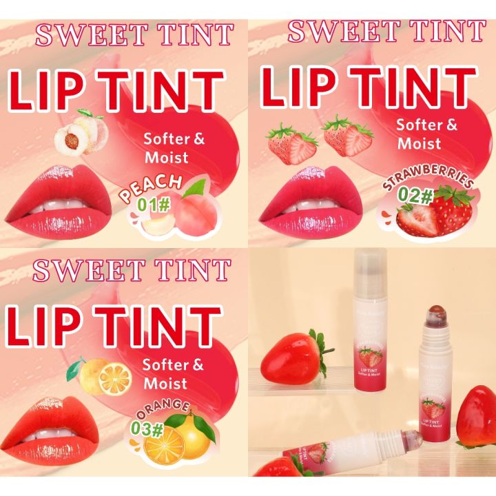 NEW 2024 KISS Beauty Roll On Sweet Lip Tint Softer & Moisturizer Lip ...