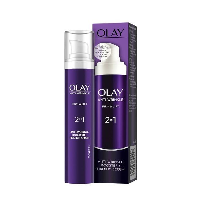 Olay 2 in 1 Anti Wrinkle Firm & Lift, 2 in 1 Anti Wrinkle Booster + Firming Serum 50ml | Lazada PH