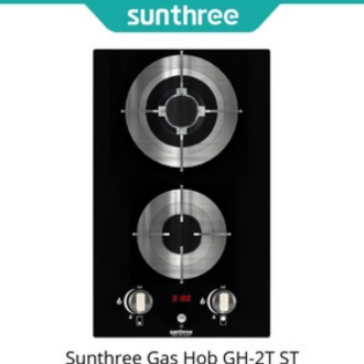 Sunthree Gas Hob GH-2T ST / Built-In or Stand Alone 2 Tungku / Safety ...