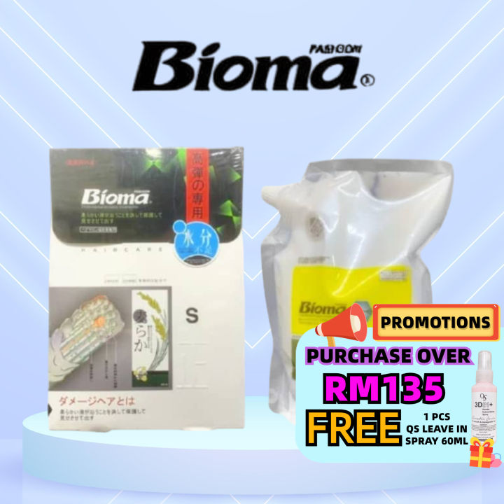 Bioma Straightening Rebonding 1000ml/100ml Set Smooth Hair Treatment ...