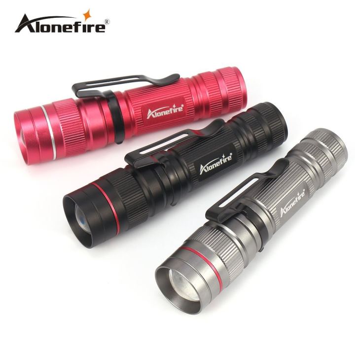 AloneFire X170 Mini led flashlight Spot Lamp Waterproof Zoomable ...