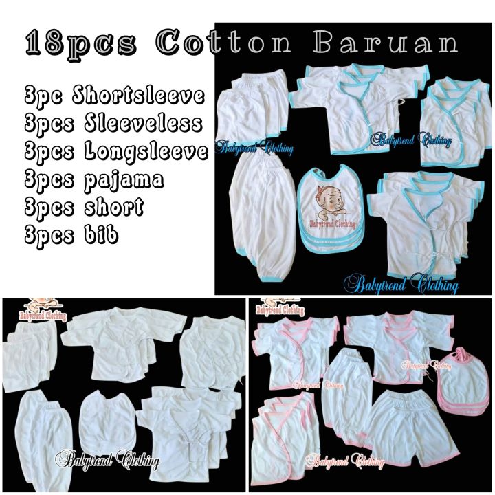 18PCS COTTON BABY BARUAN SET | Lazada PH