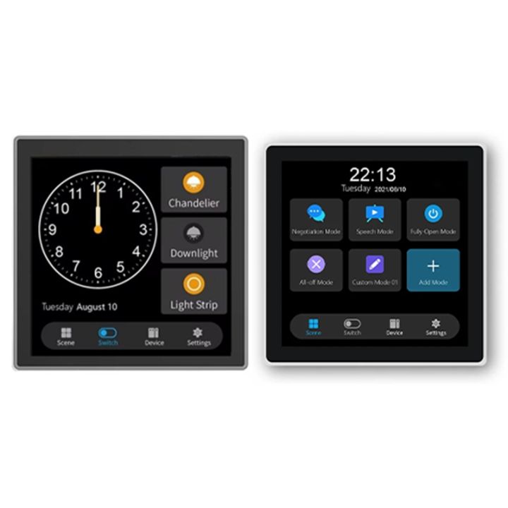 Tuya T3E Panel Switch Touch Screen Panel EU Smart Control Panel Switch ...