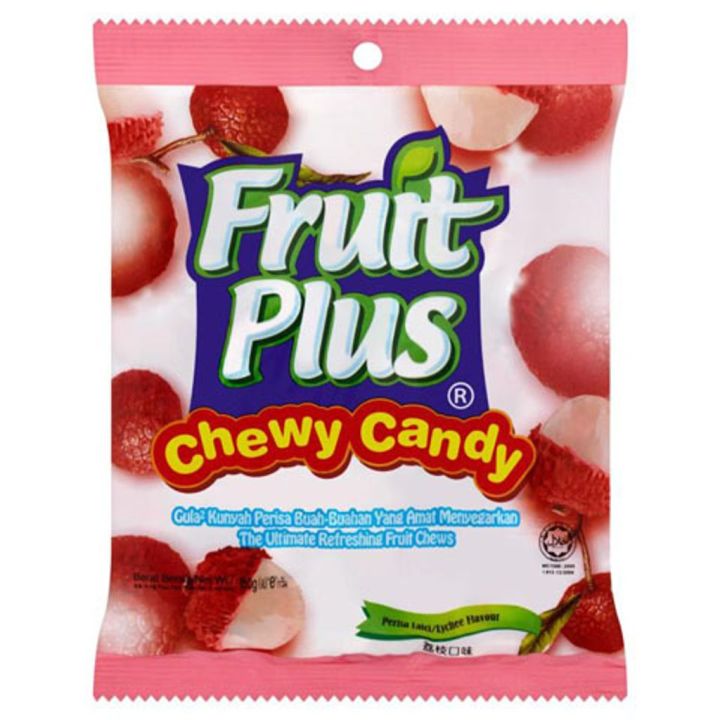 FRUIT PLUS CHEWY CANDY LYCHEE FLAVOUR 150G | Lazada