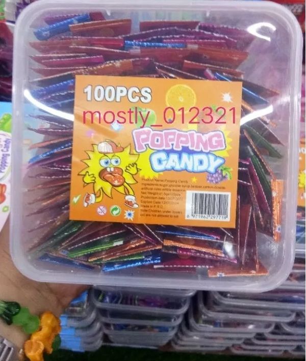 POPPING CANDY 100 PCS PER TUB | Lazada PH