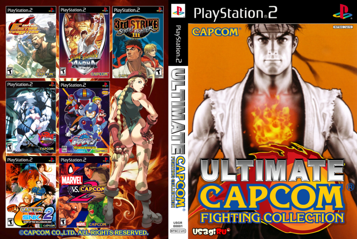 PS2 ULTIMATE CAPCOM FIGHTING COLLECTION 7 IN 1 , Dvd game Playstation 2 ...
