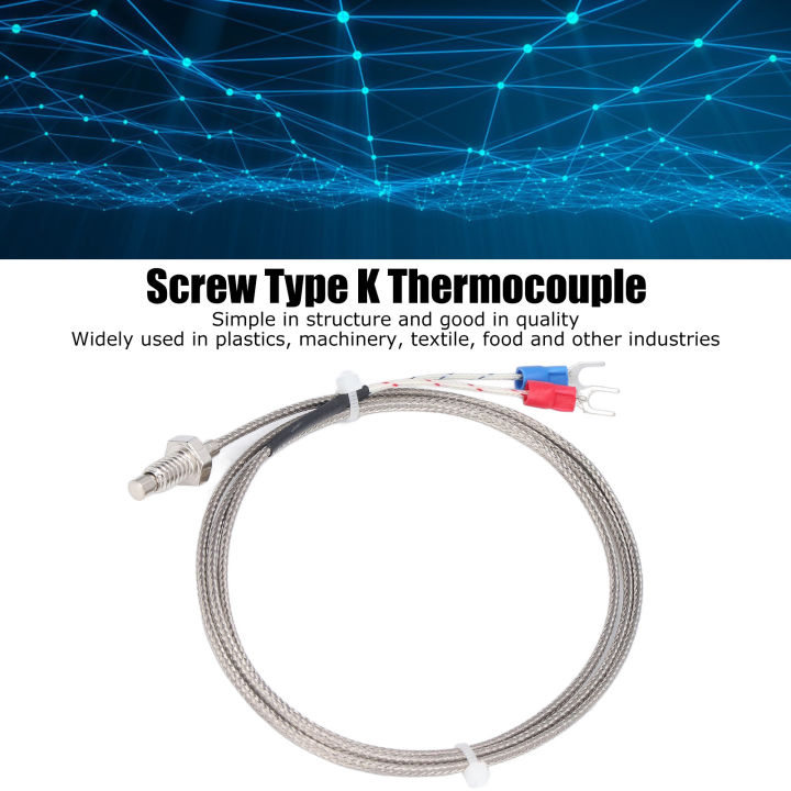 Temperature Sensor Wire K Type Thermocouple 1meter for Textile for ...