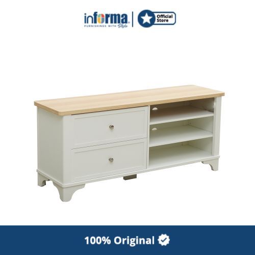 Informa Cascade Rak Tv - Putih Oak | Lazada Indonesia