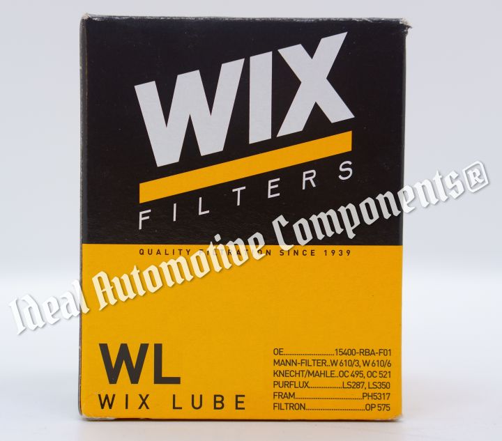 WIX Oil Filter Hyundai Grand Starex 2007~2021, H100 (WL10583)(C-034 ...