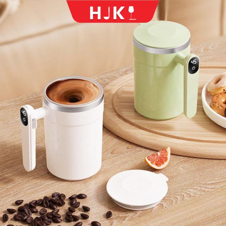 HJKL วัดอุณหภูมิ ถ้วยกวนอัตโนมัติ จอแสดงผลดิจิตอล ฝาปิดกันฝุ่น แก้วผสม ...