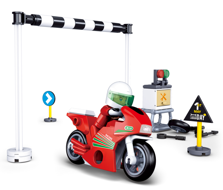 Sluban Building Blocks Town Racing Motorcycle | Lazada PH