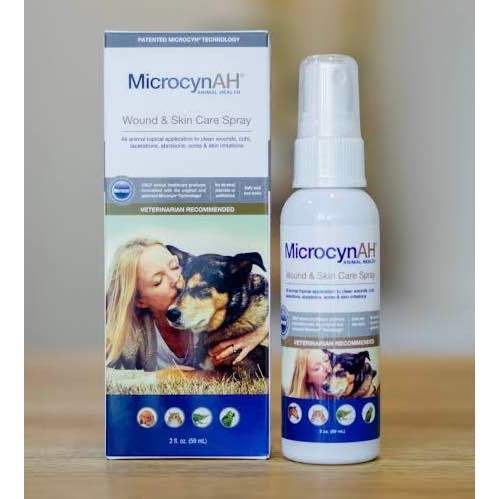 MicrocynAH Wound & Skin Care Spray สำหรับสัตว์เลี้ยงทุกชนิด ขนาด 59 ml ...