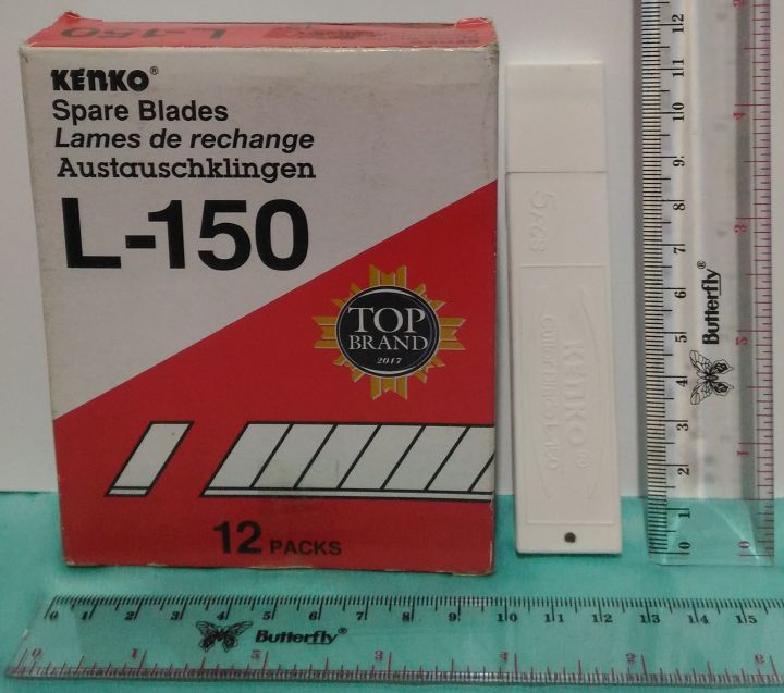 Refil isi Cutter Cuter Besar Kenko L-150 1lusin Bagus READY STOCK ...