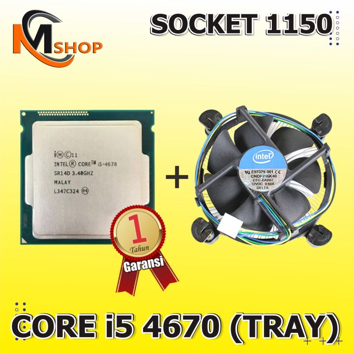 Processor Intel Core i5 Socket 1150 Core i5 4670 3.40 GHz + Fan Intel ...