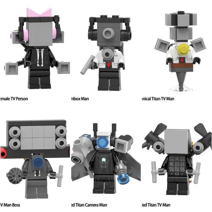 SEJIE Skibidi Toilet Skibidi Toilet Mini Action Figures Cameraman ...