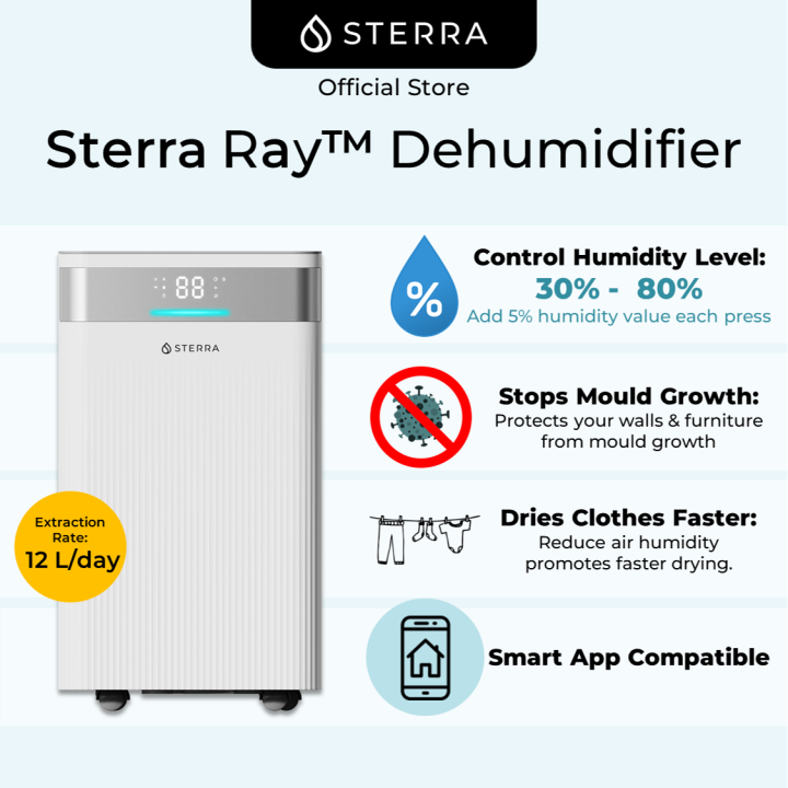Sterra Ray™ Dehumidifier | Lazada Singapore