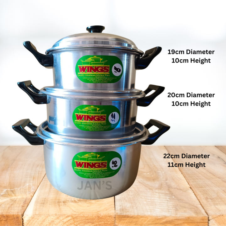 Kaserola Casserole Set Makapal Wings | Lazada PH