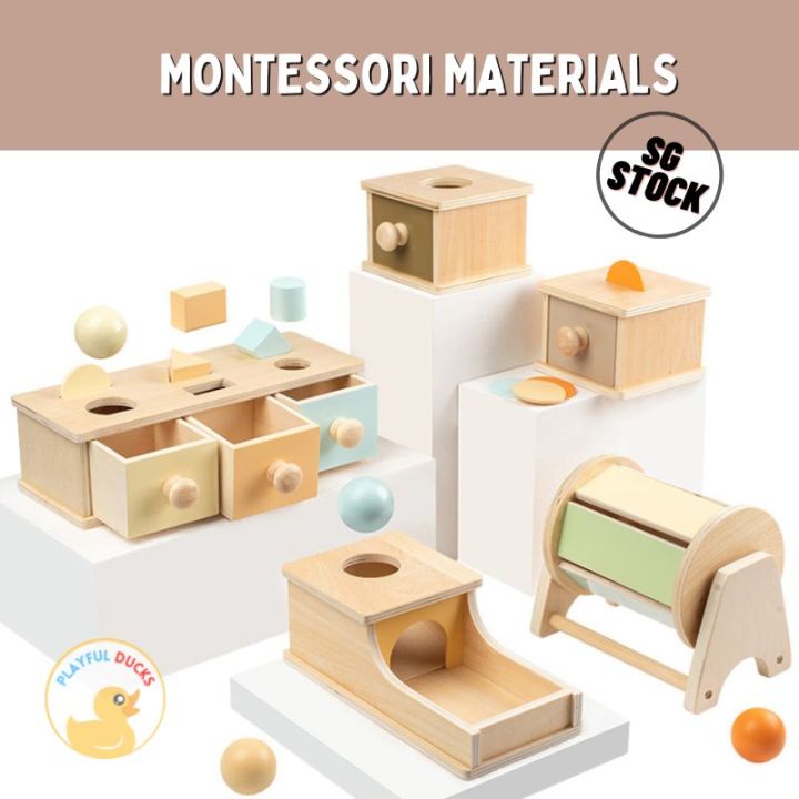 [Ready Stock] Montessori Materials | Object Permanence Box (Coin and ...