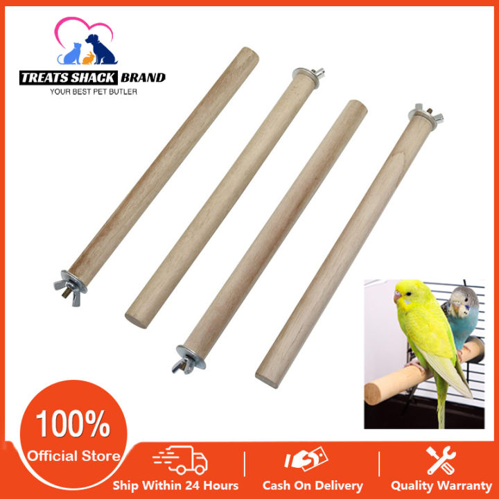 3Pcs Wooden Perch for birds 20/25cm Natural Wood Hanging Perch Bird ...