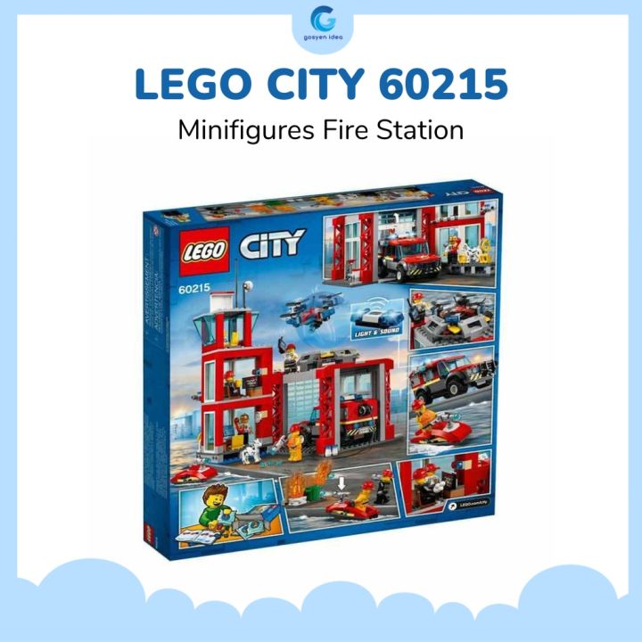 LEGO City 60215 Lego City Fire Station Original 60215 | Lazada Indonesia