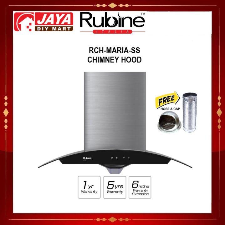 Rubine RCH-MARIA-SS Chimney Hood JAYA DIY MART | Lazada
