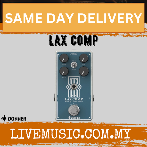 Donner Lax Comp Compressor Guitar Pedal Classic Peak Limiter Style Compressor True Bypass | Lazada