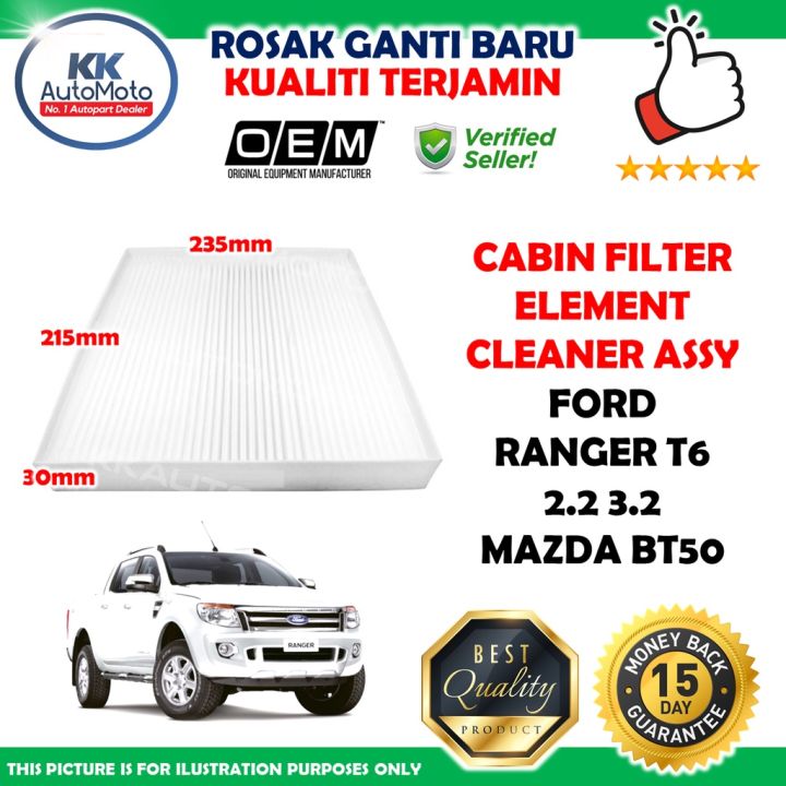 Ford Ranger T6 T7 2013 Mazda BT50 Premium High Qualitiy Cabin Filter ...