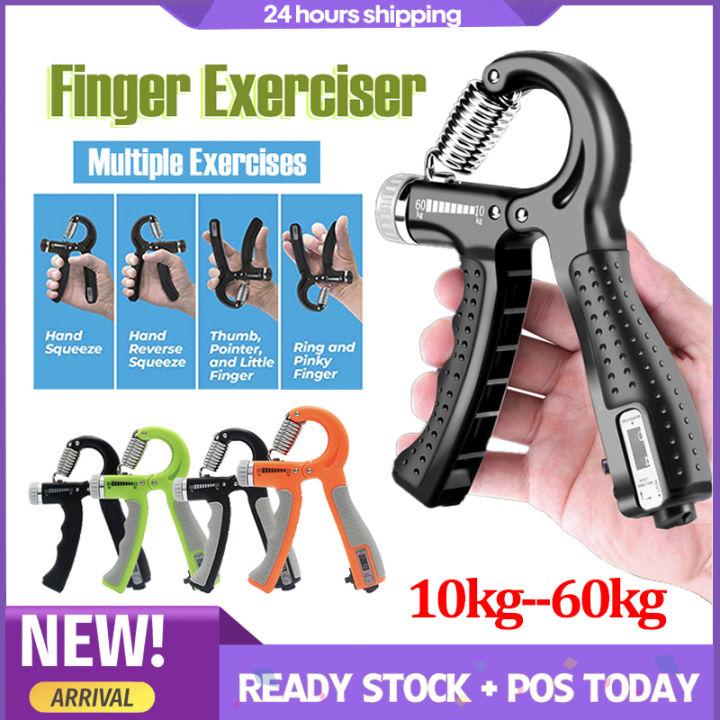 [SG Stock]10-60kg Adjustable Resistance Hand Gripper Hand Strengthener ...
